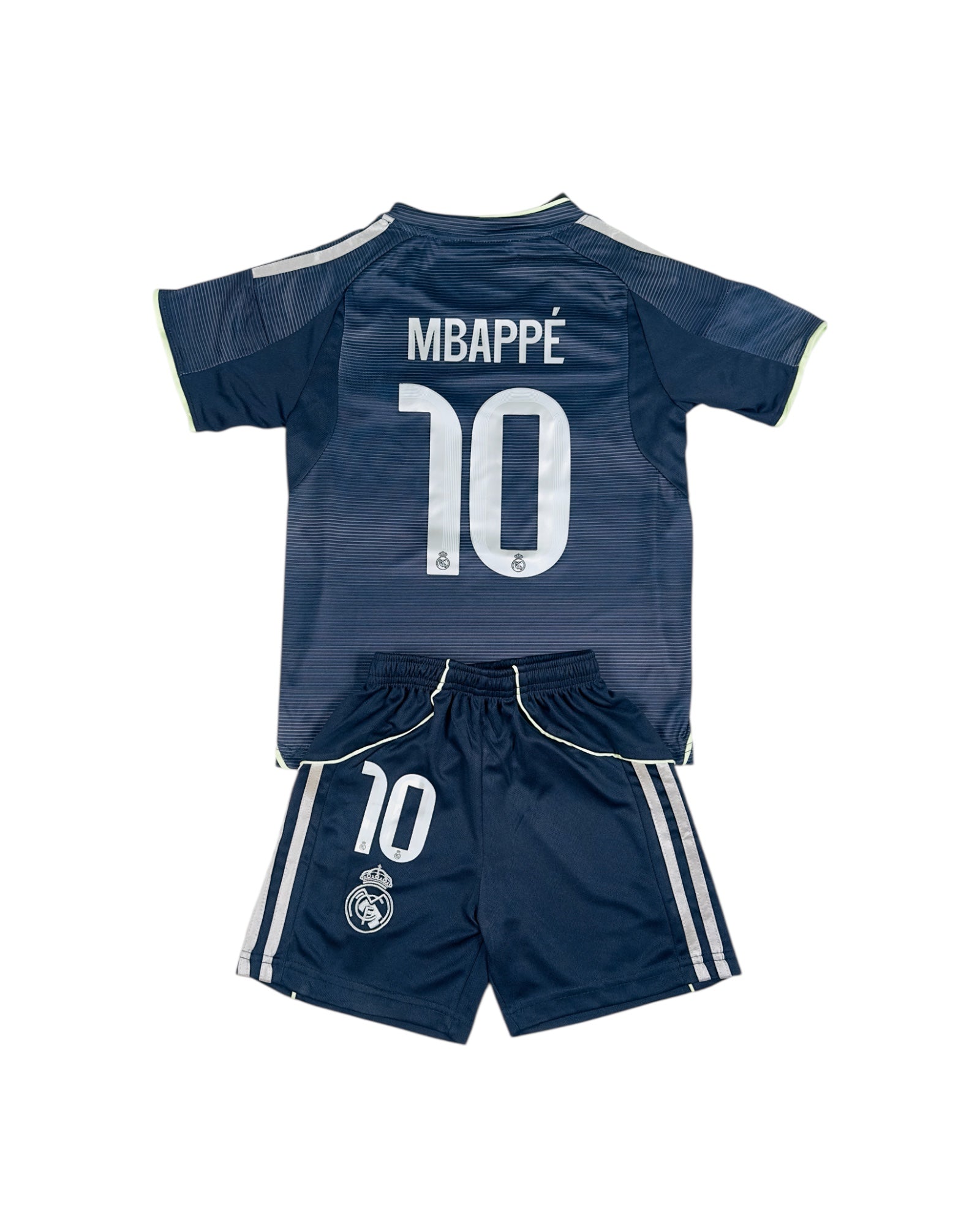 Real Madrid away third youth soccer set - Mbappe #10 – Future Stars Kits